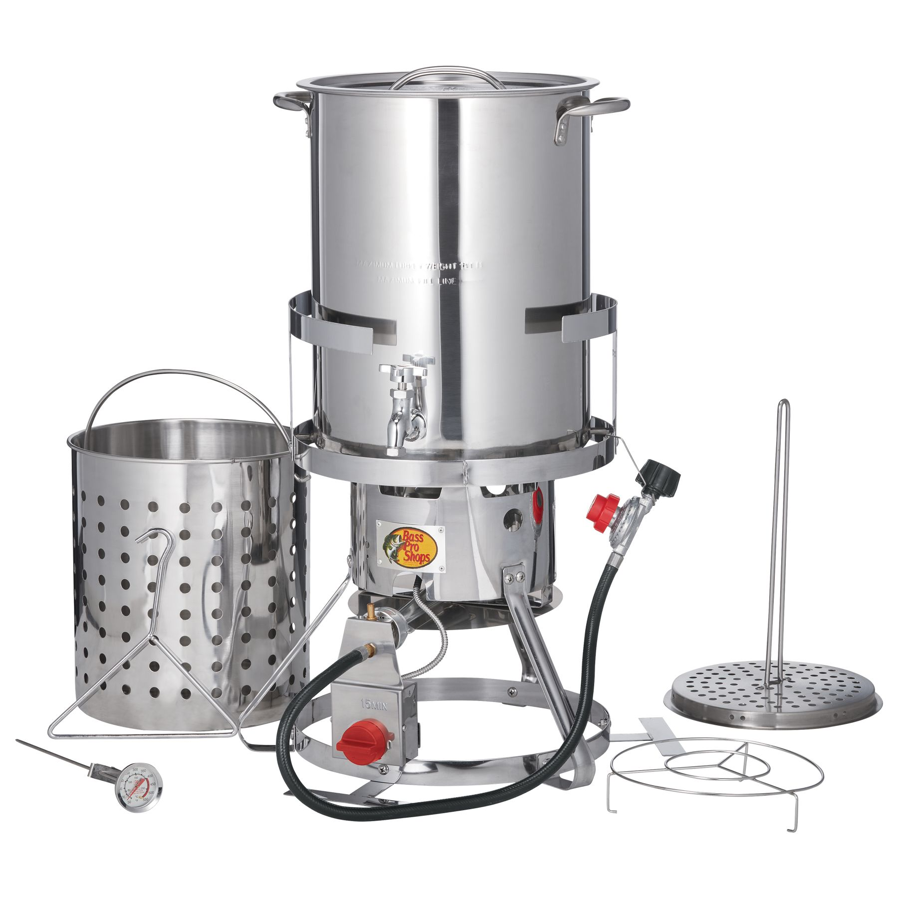 Bass Pro Shops Stainless Steel 3-in-1 Combo Cooker | Mack's Prairie Wings